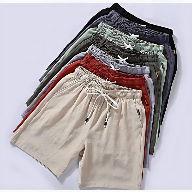 Paulo Quinn Strand Shorts mit elastischem Bund – ModehausNicoleInc