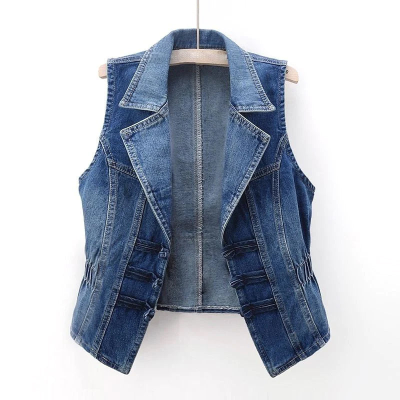 Emie Daly Himmlische Denim Weste für lässige Sommerlooks ...