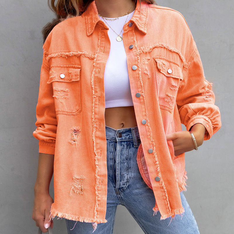 Laura Bunte Jeansjacke für fröhliche Outfits im Alltag und Sommer ...